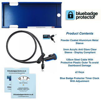 Blue Badge security against theft – Blue Badge Protector